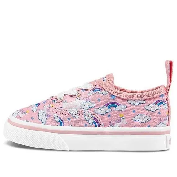 VANS Authentic Elastic Lace Low Top Sneakers - Pink/blue