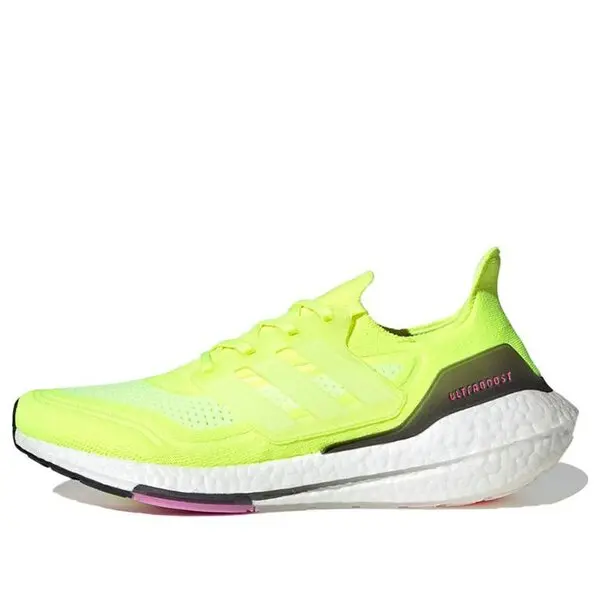 Adidas Ultraboost 21 Athletic Sneakers - Yellow