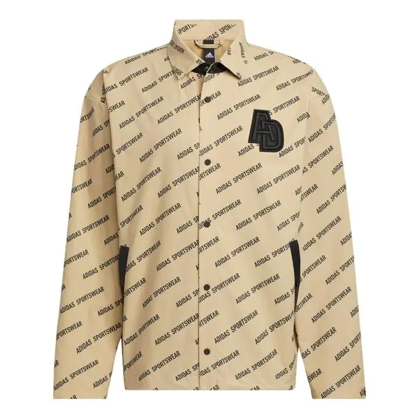 Adidas Logo Print Jacket
