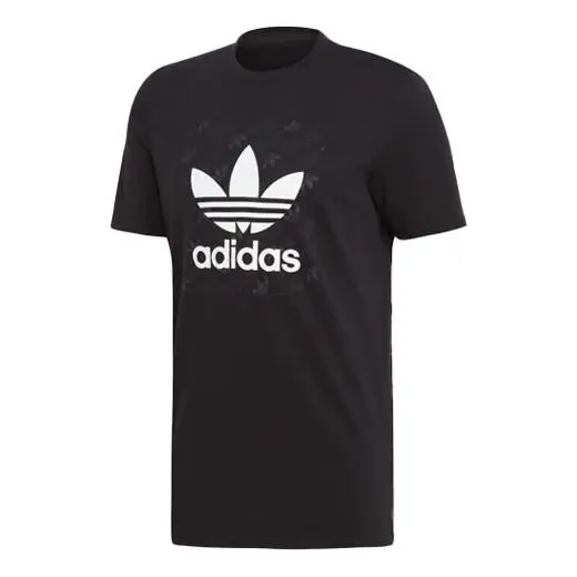 Adidas Originals Large Logo Round Neck Short Sleeve