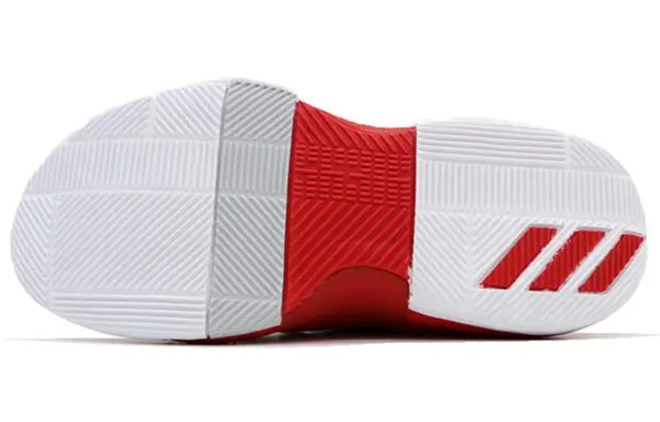 Adidas Dame 3 Athletic Sneakers - Red/white/gray