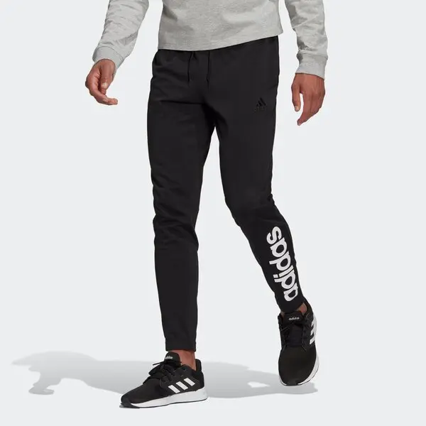 Adidas M Lin Sj Te Pt Logo Printing Sports Training Cone Long Pants