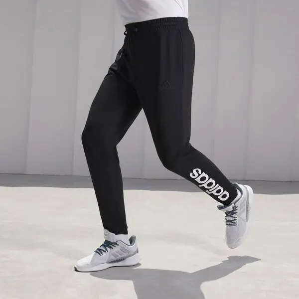 Adidas M Lin Sj Te Pt Logo Printing Sports Training Cone Long Pants