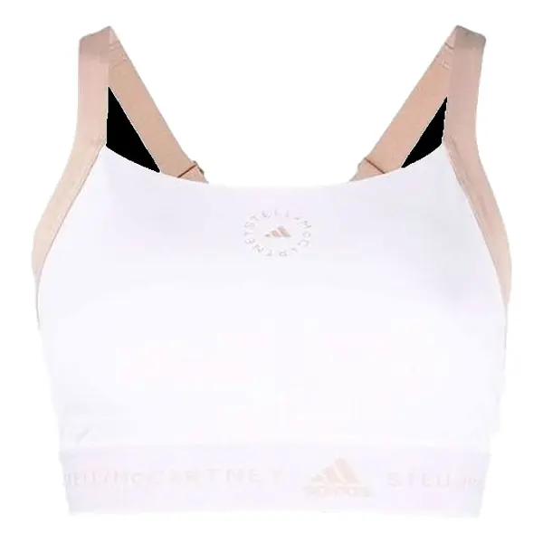 Adidas Stella Mccartney Truepurpose Medium Support Bra Asia Sizing 'white Beige - White/beige