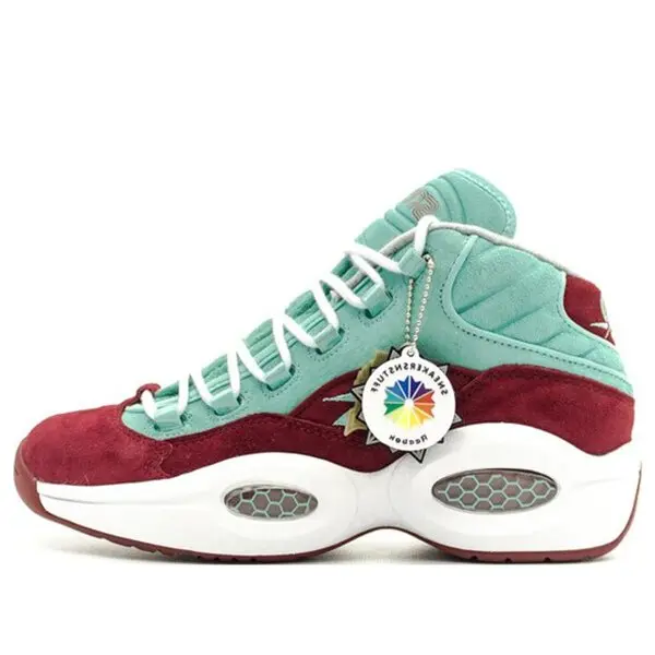 REEBOK X Sneakersnstuff Question Mid 'a Shoe About Nothing - Red/blue