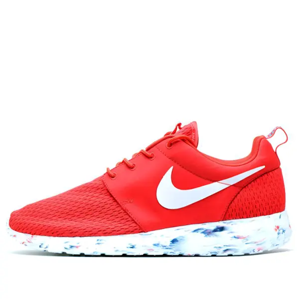 Nike Rosherun M 'marble' Sneakers - Red/white/red