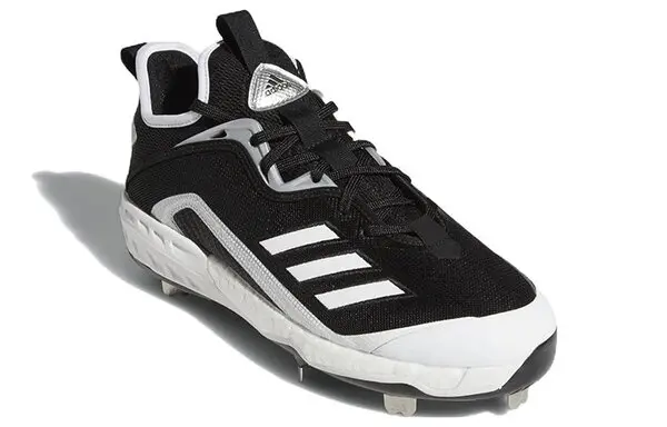 Adidas Icon 6 Baseball Cleats - Core Black/cloud White/silver Metallic
