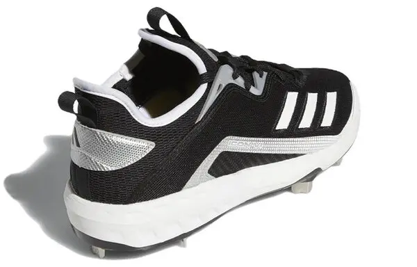 Adidas Icon 6 Baseball Cleats - Core Black/cloud White/silver Metallic