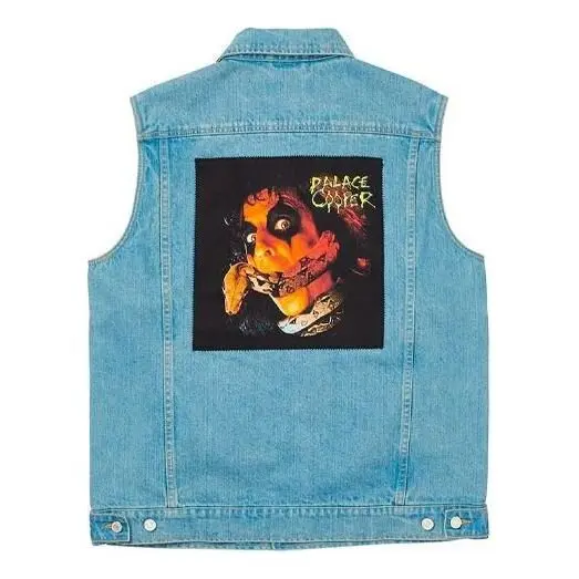 PALACE Alice Cooper Denim Vest - Blue