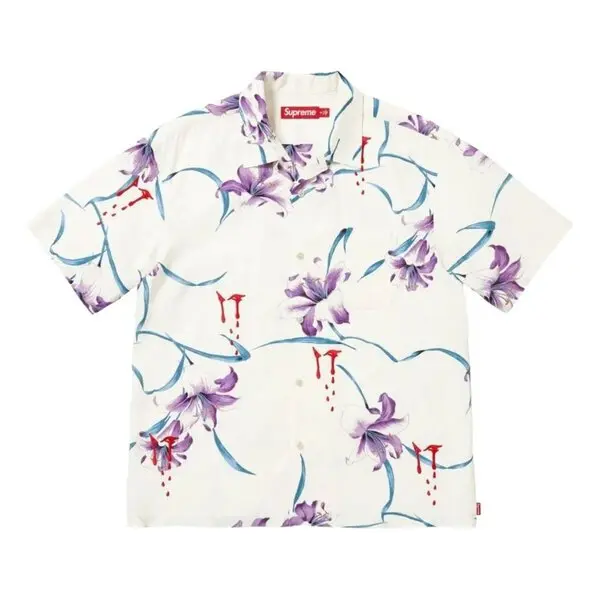 Supreme Ss26 Aoi Lilies S/s Shirt