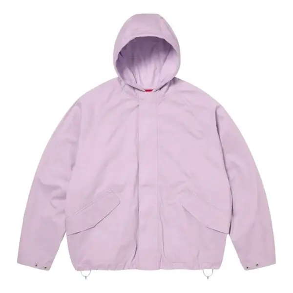 Supreme Hooded Raglan Jacket - Lilac