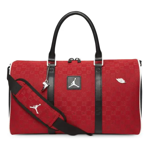 JORDAN Monogram Duffle Bag - Varsity Red