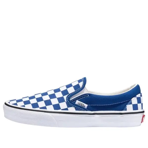 VANS Classic Slip-on Checkerboard 'blue White - Blue/white