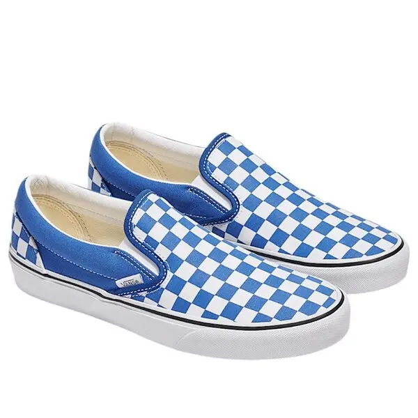 VANS Classic Slip-on Checkerboard 'blue White - Blue/white