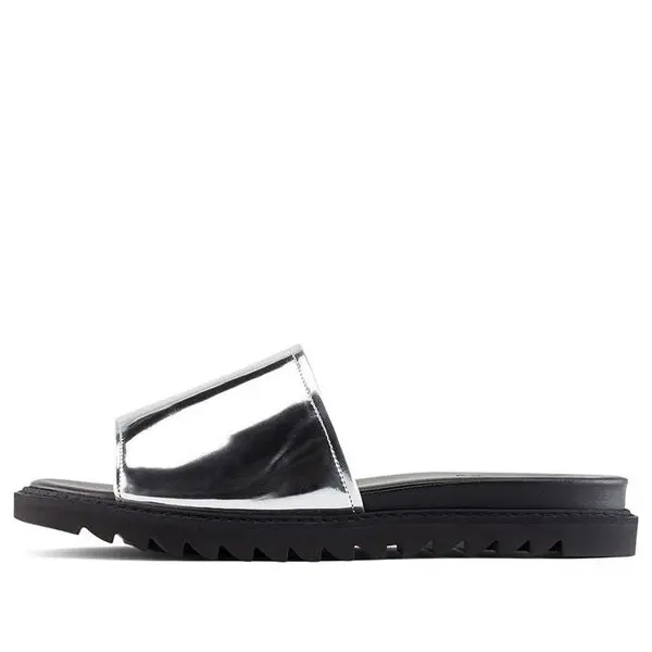 Onitsuka Tiger Slider-s Slide Sandals - Silver/black