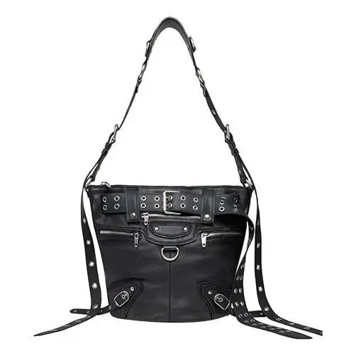 Balenciaga Emo Bucket Bag - Black
