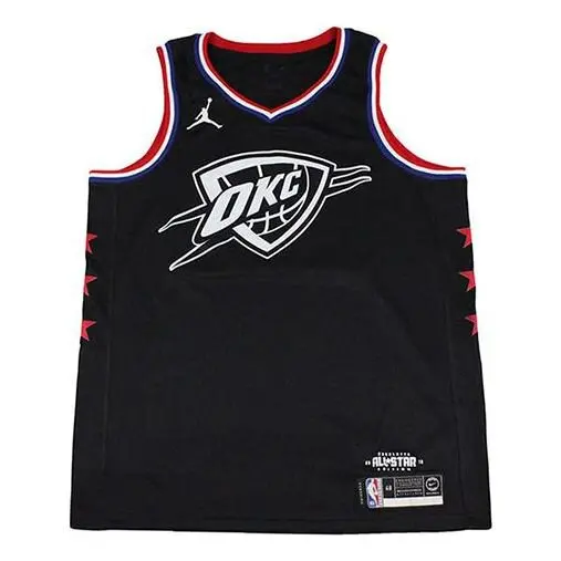 Nike Nba 2019 All-star "okc Thunder" Russell Westbrook Jersey - Black