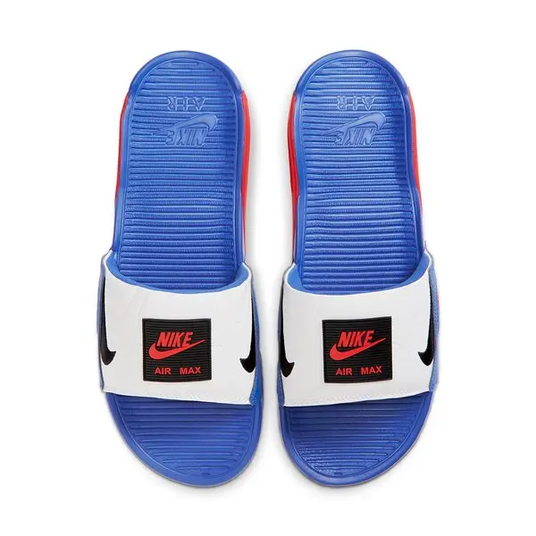 Nike Max 90 Slide - White/blue/red