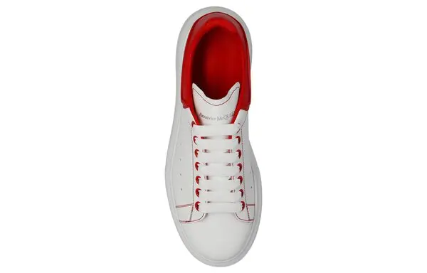 Alexander McQueen Oversized Sneakers - White/red