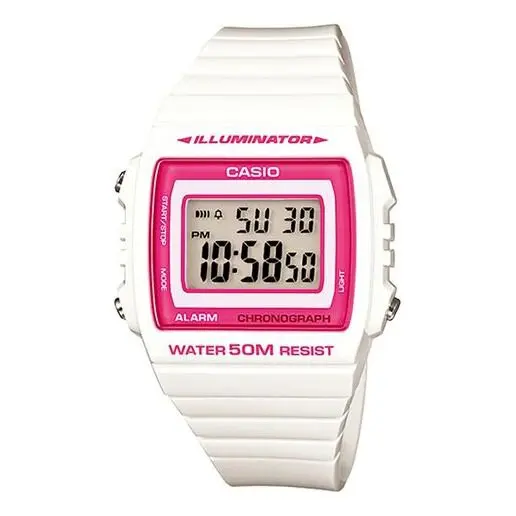 Casio G-shock Digital Watch With Illuminator And 50m Water Resistance - White