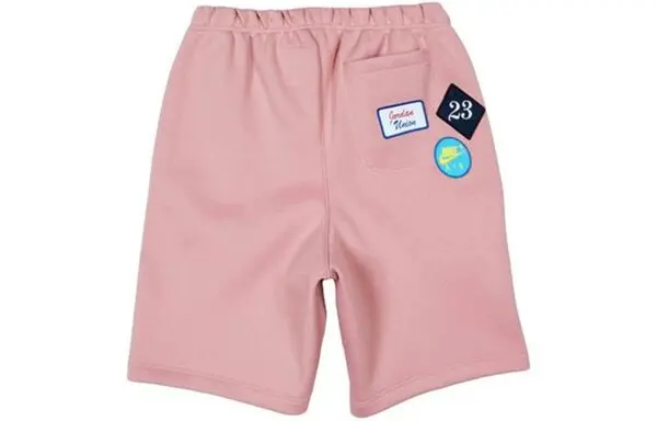 JORDAN X Union La Leisure Shorts - Pinkred