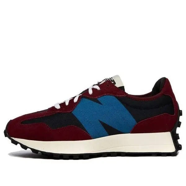 NEW BALANCE 327 "burgundy Light Rouge Wave - Black/red/blue
