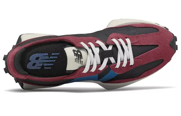 NEW BALANCE 327 "burgundy Light Rouge Wave - Black/red/blue