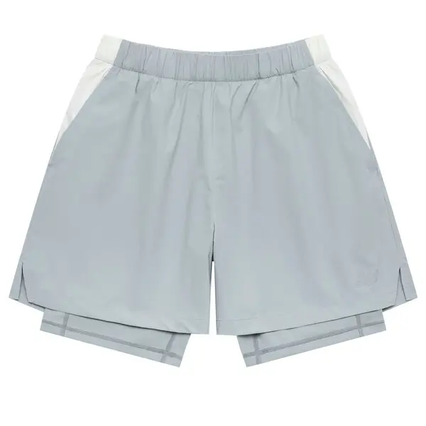 NEW BALANCE Nb Logo 2-in-1 Athletic Shorts - Grey
