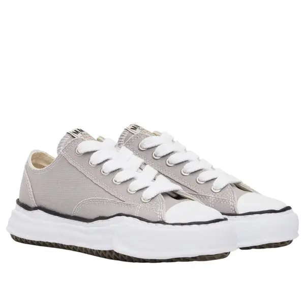 Mihara Yasuhiro Peterson Og Sole Canvas Low Top Sneakers - Grey