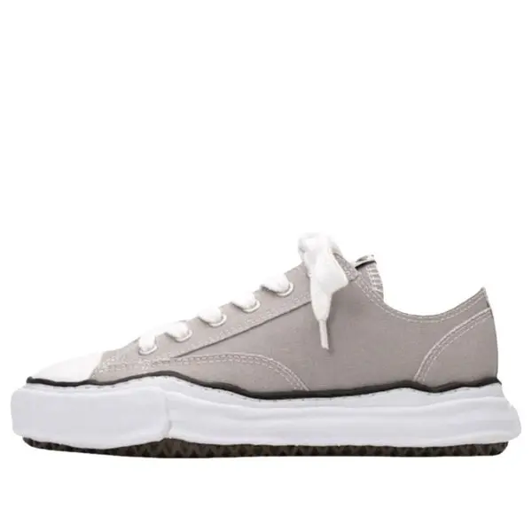 Mihara Yasuhiro Peterson Og Sole Canvas Low Top Sneakers - Grey