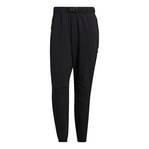 Adidas Wj Wv Pnt Casual Elastic Band Sports Bundle Feet Pants - Black