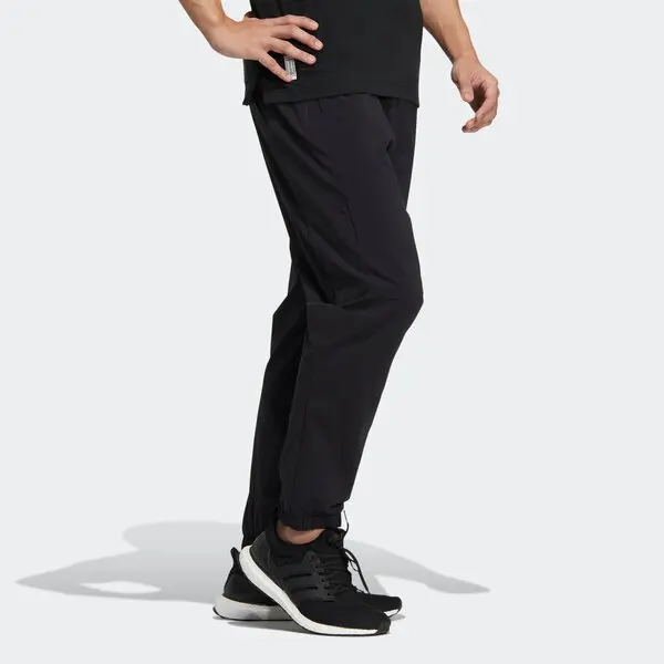 Adidas Wj Wv Pnt Casual Elastic Band Sports Bundle Feet Pants - Black