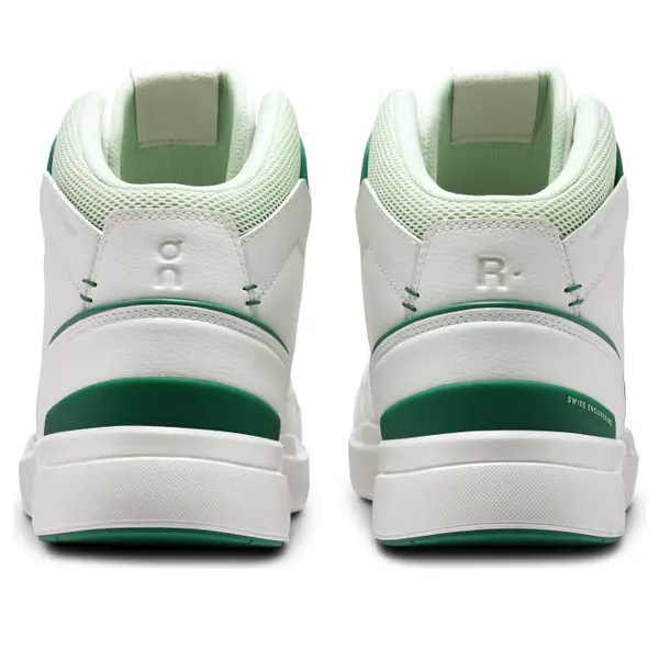 On The Roger Clubhouse Mid Sneakers - White/green