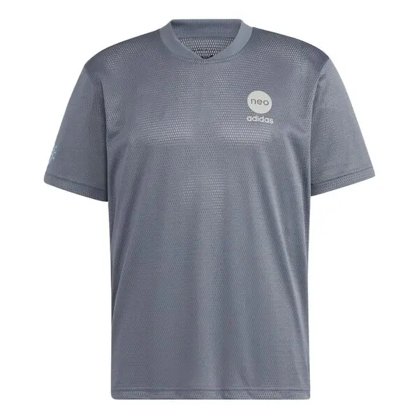 Adidas Neo Bb Mesh Tee With Alphabet Pattern - Default Colorway