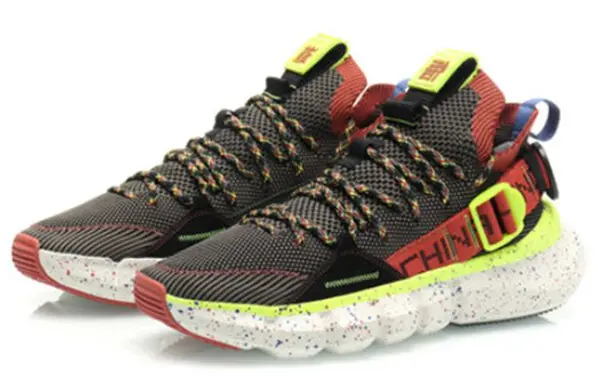 LI-NING Essence 2.3 High-top Sneakers - Gray/green