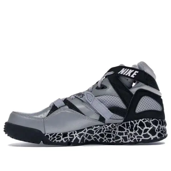 Nike Trainer Max 91 Qs Nfl 'oakland Raiders' Sneakers - Grey/black