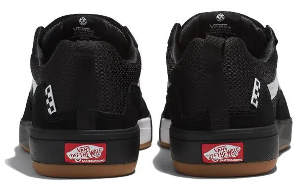 VANS Skateboarding Zahba Low Top Sneakers - Black/white/brown