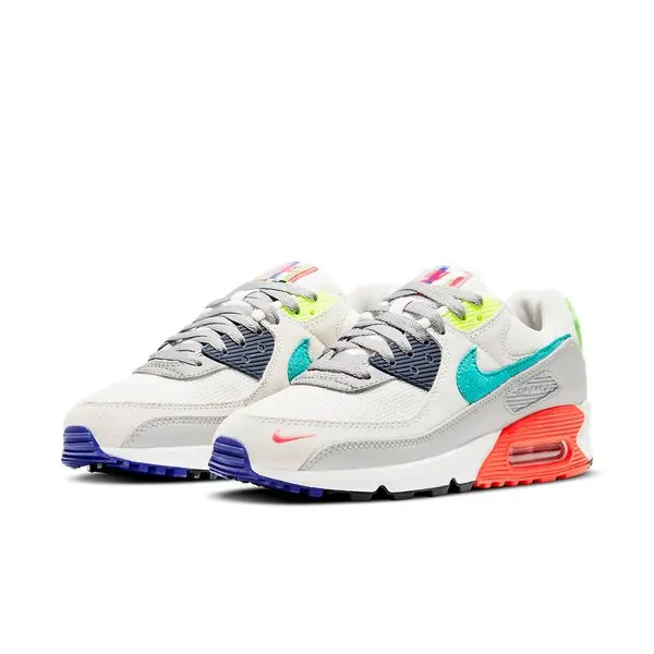 Nike Max 90 "evolution Of Icon" Sneakers - White/blue/red
