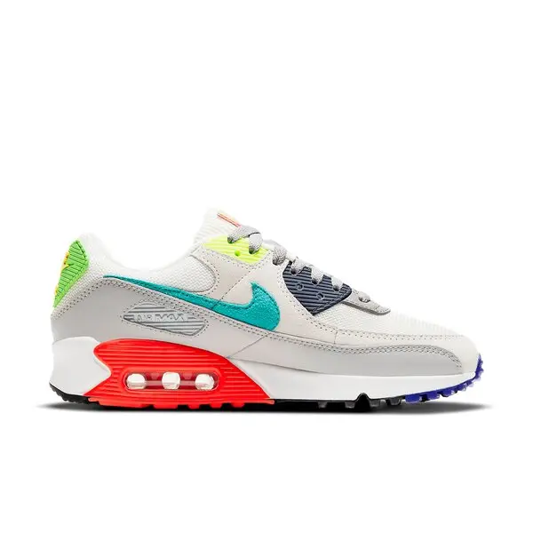 Nike Max 90 "evolution Of Icon" Sneakers - White/blue/red