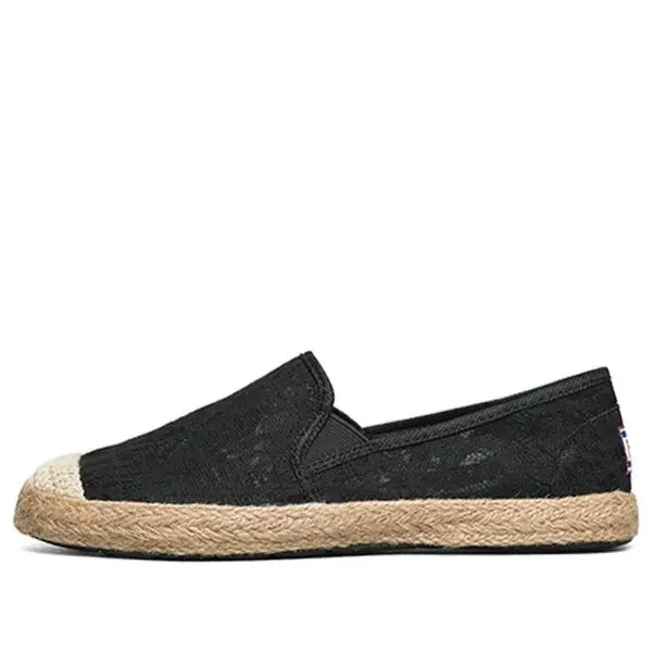 Sketchers Bobs Espadrille Slip-on Sneakers - Black