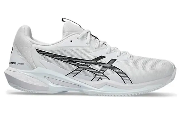 Asics Solution Speed Ff 3 Clay Athletic Sneakers - White/black