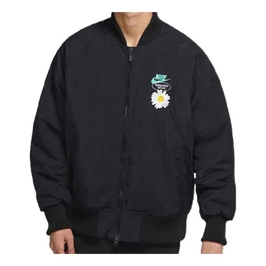 Nike Daisy Printed Padded Bomber Jacket - Multi-color
