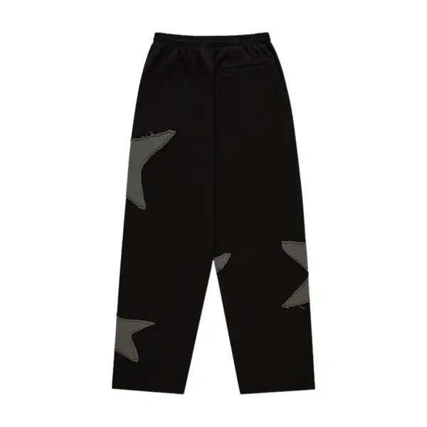 SP5DER Big Star Wide Leg Sweatpant - Black