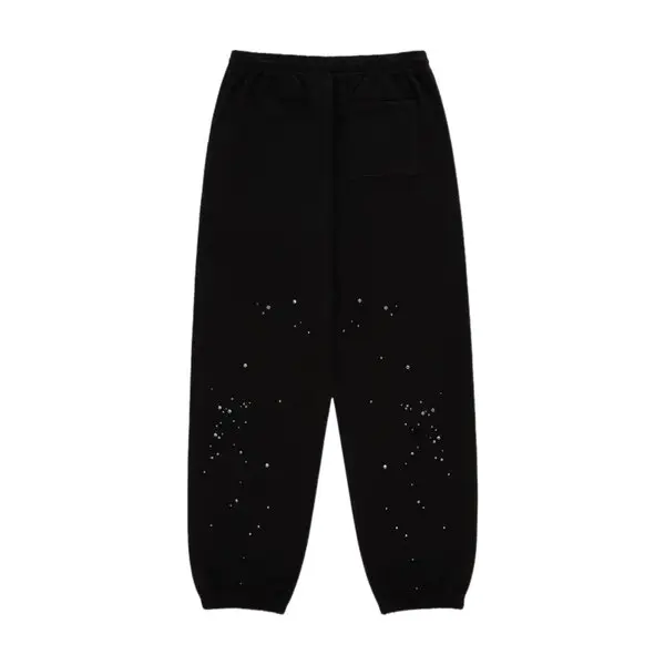 SP5DER Rhinestone Silk Sweatpant