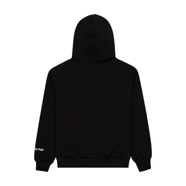 SP5DER Ca$h Og Web V2 Rhinestone Zip Hoodie - Black