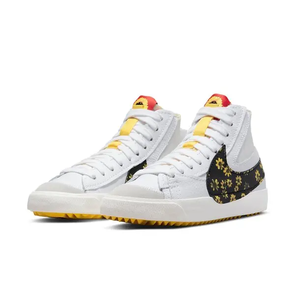 Nike Blazer Mid '77 Jumbo "sunflower" Sneakers - White/black/yellow