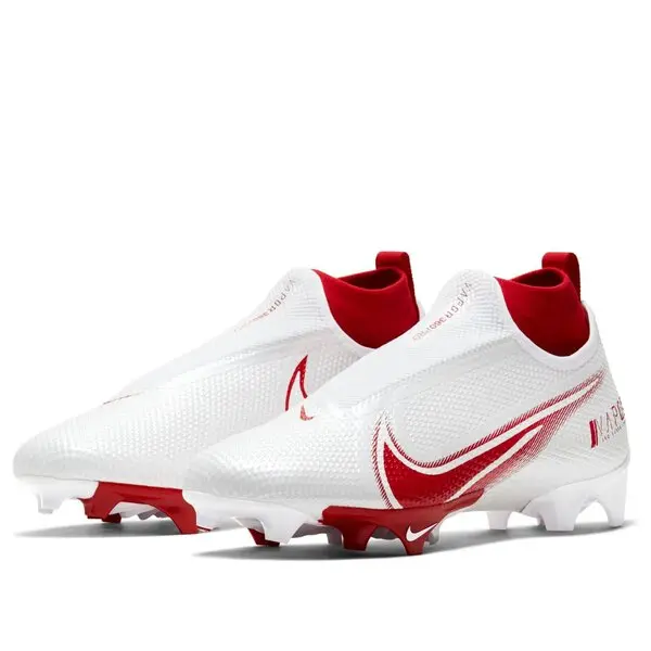 Nike Vapor Edge Pro 360 Football Cleats - White/red