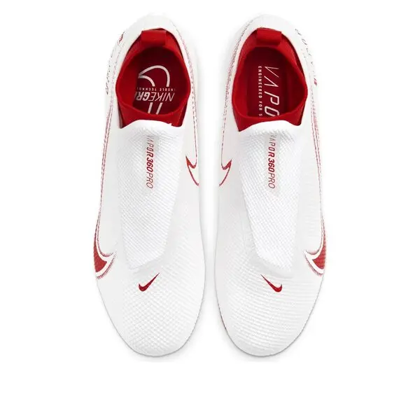 Nike Vapor Edge Pro 360 Football Cleats - White/red