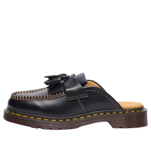 Dr. Martens Adrian Mule Tassel Loafer - Black
