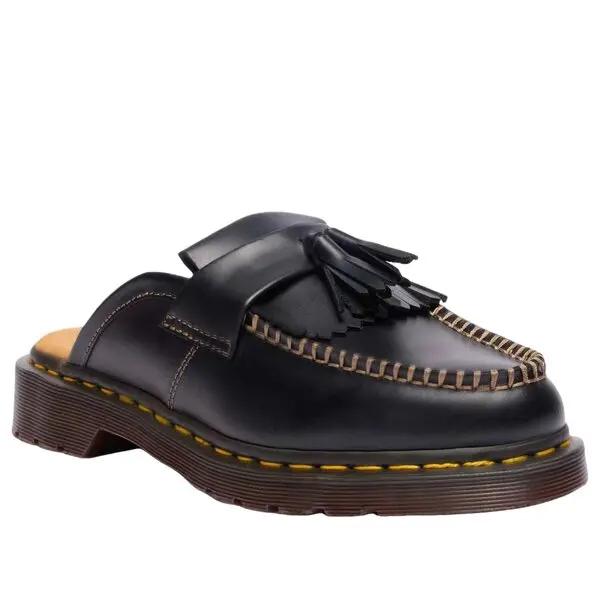 Dr. Martens Adrian Mule Tassel Loafer - Black